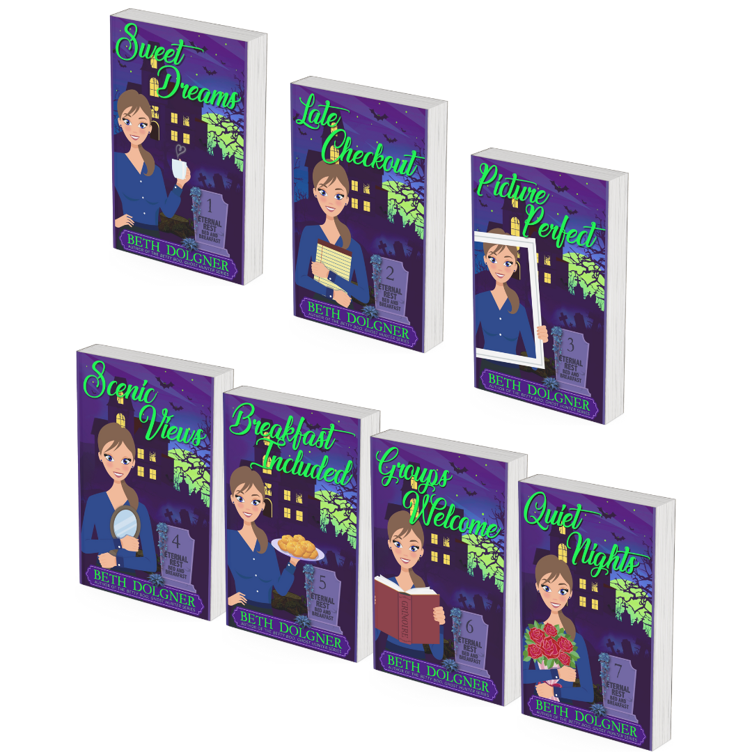 Eternal Rest Bed and Breakfast Paranormal Cozy Mysteries – Author Beth Dolgner